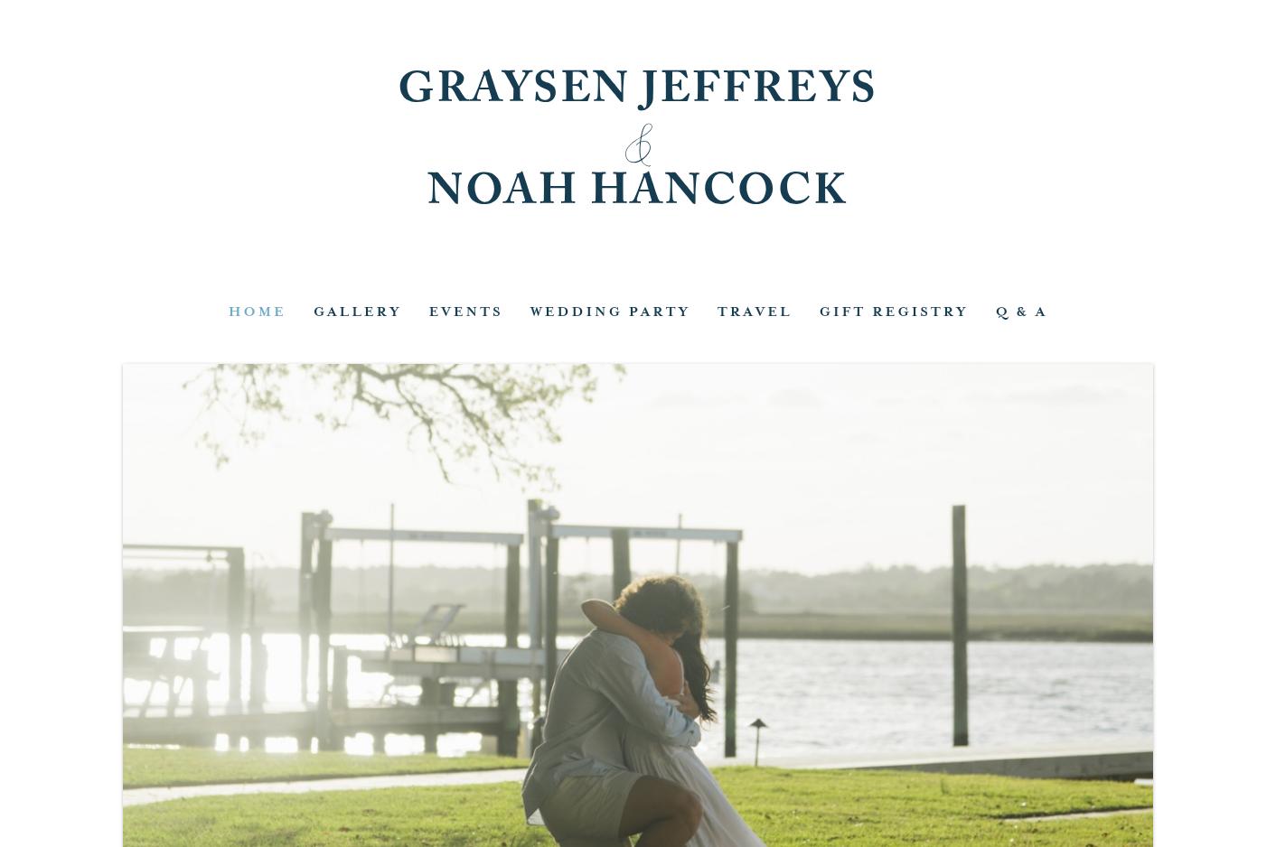 Graysen Jeffreys & Noah hancock's Wedding Website — Minted